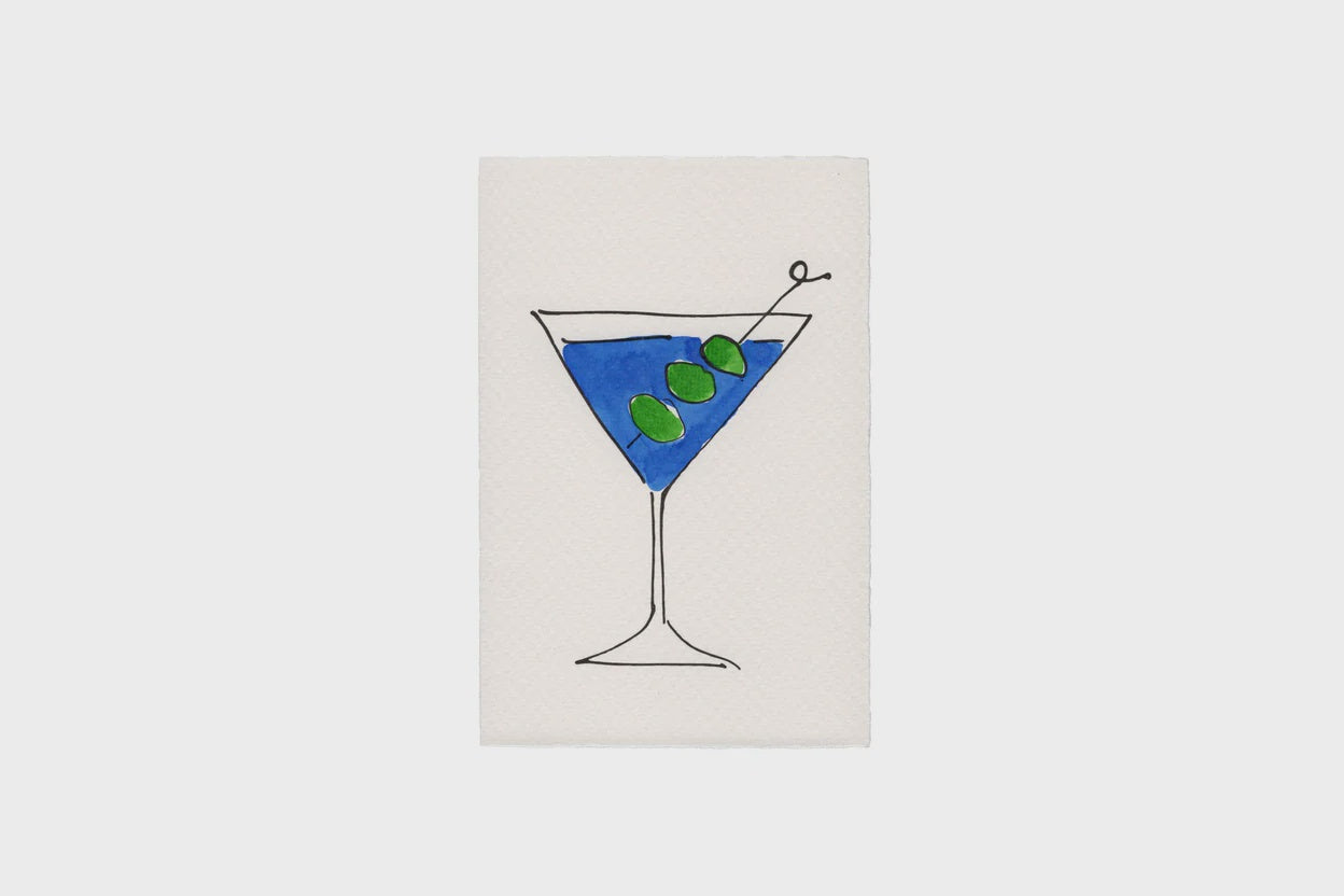 Scribble & Daub - Martini Card | HAYGEN