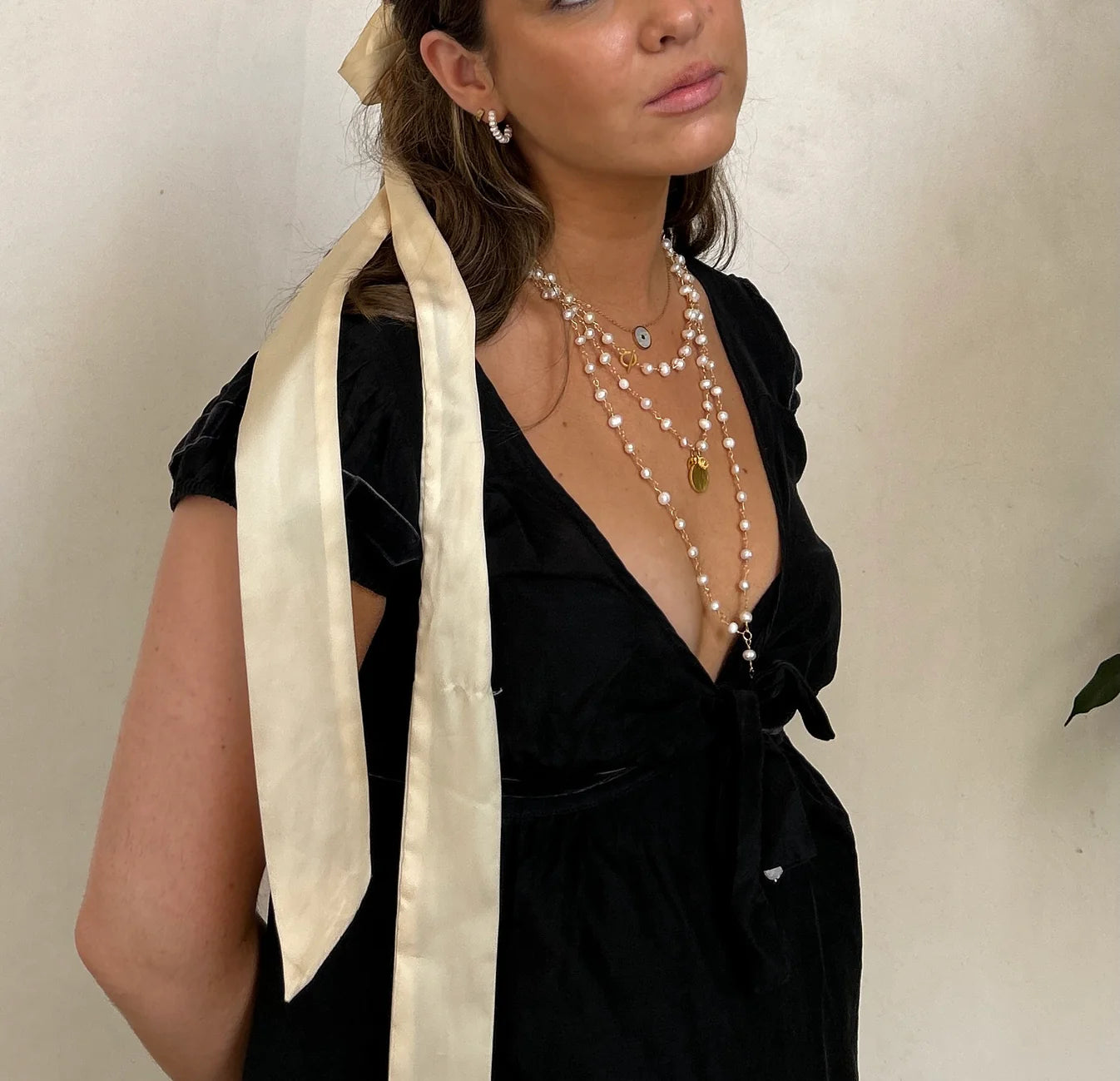 Iris & I - Mala Pearl Necklace | HAYGEN