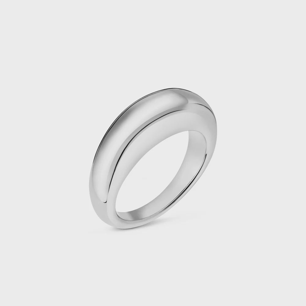 LUXE Domed Ring - Silver | HAYGEN