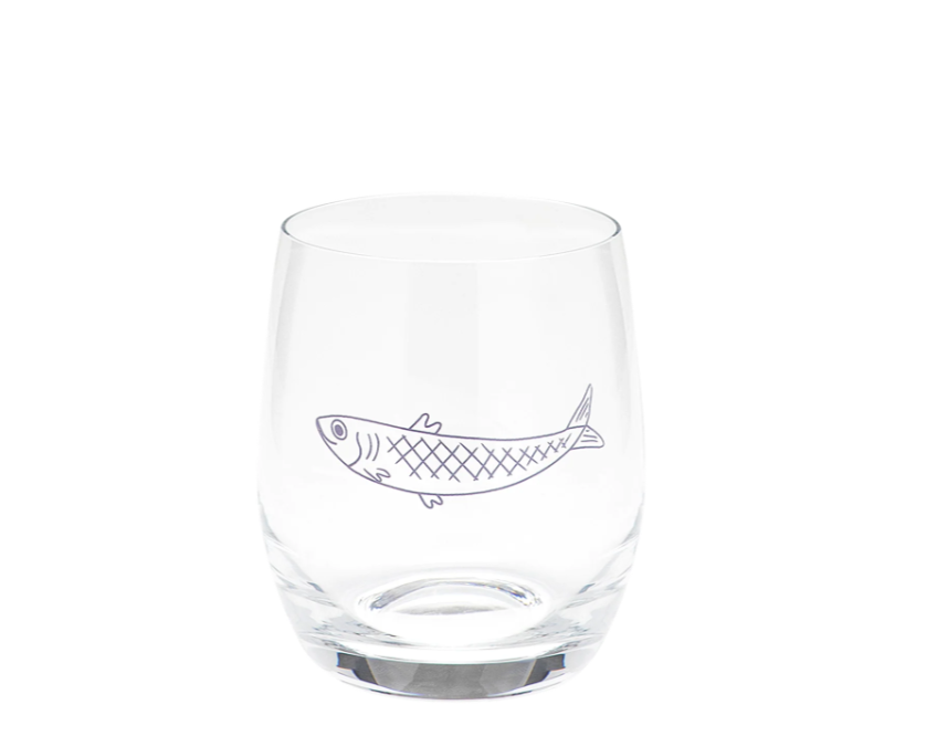 Anna + Nina - Sardine Water Glass | HAYGEN