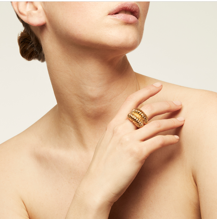 Gas Bijoux - Tiki Ring - Gold | HAYGEN