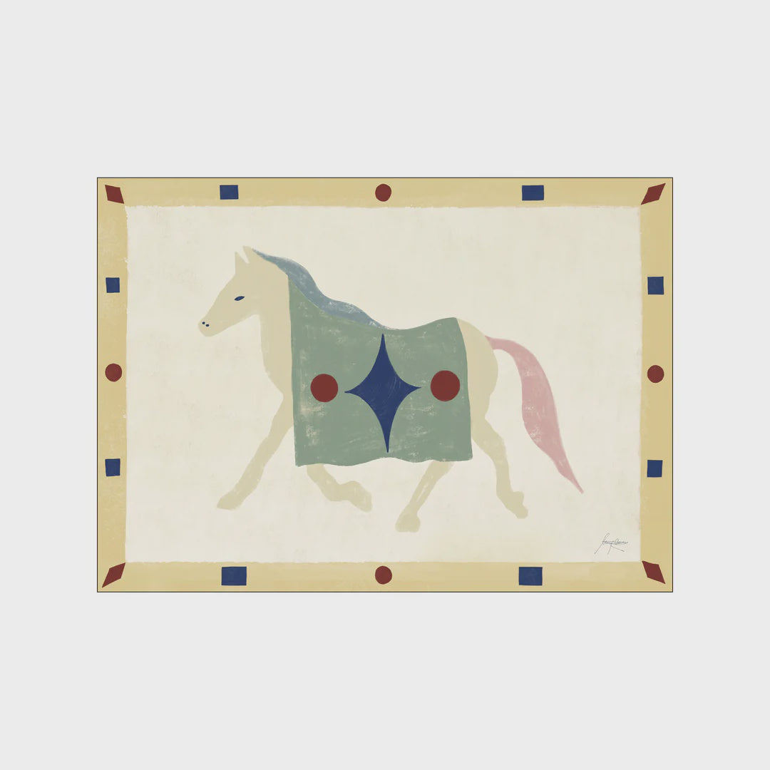 The Poster Club x Lucrecia Rey Caro - Horse Geometri - 30x40cm– HAYGEN